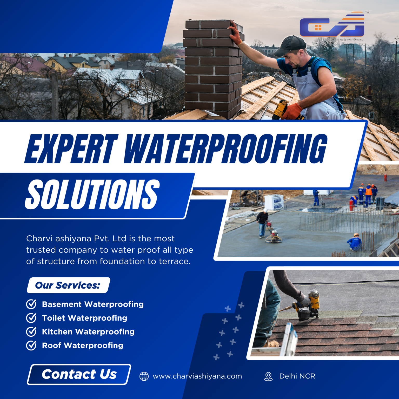 Professional Waterproofing Services In Delhi NCR Charviashiyana ...